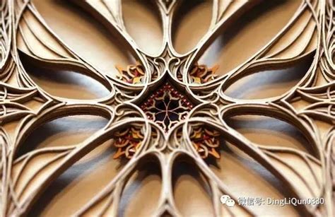 紙藝作品雷射雕刻技術製作的彩紙花邊蕾絲作品 每日頭條