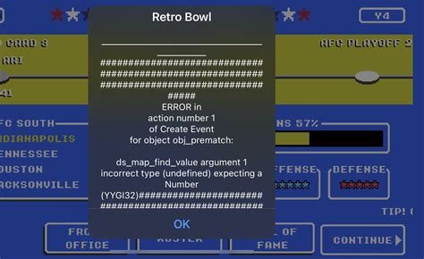 Im Getting This Error Every Time I Try To Play A Game Rretrobowl
