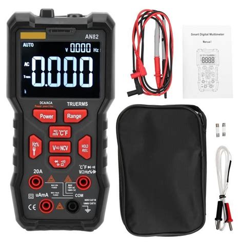 Hurrise Multimètre Portatif Multimètre Numérique An82 Intelligent Ac Dc