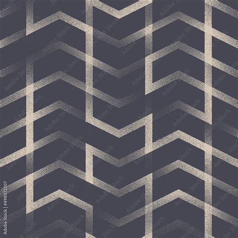 Chevron Geometric Linear Structure Vector Seamless Pattern Modern Art Abstract Background