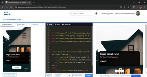 venkata sai hemanth reddy palagiri on linkedin ccbp nxtwave 30dayscodechallenge