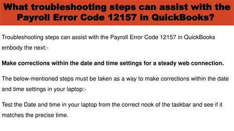 Ppt Simple Step By Step Guide To Resolve Quickbooks Error 12157