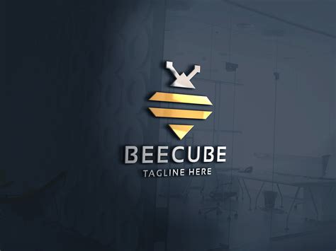 Bee Cube Logo Branding And Logo Templates ~ Creative Market