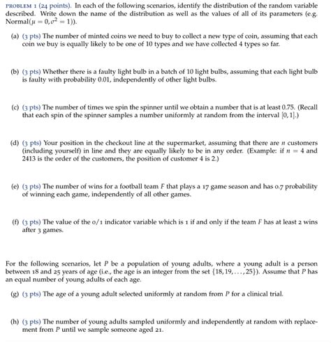 Solved PROBLEM Points In Each Of The Following Chegg