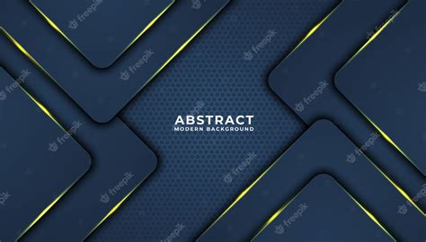 Premium Vector Dark Abstract Background With Black Overlap Layers