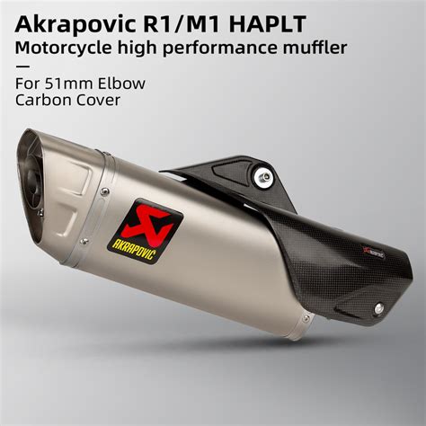 Akrapovic R1 M1 Motorcycle Bike Exhaust Muffler With Db Killer Silencer