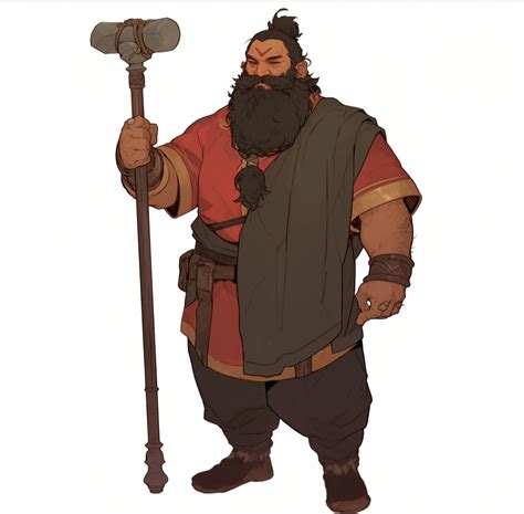 The Witcher Melukkan Dwarf Concept Art Midjourney Free Download