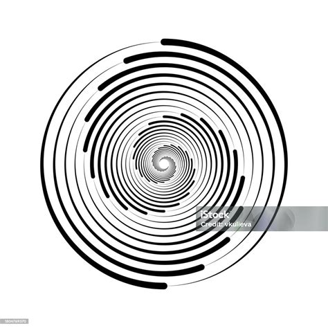 나선형 선 요소 방사형 회전 줄무늬 텍스처입니다 원 소용돌이 모양 포스터 배너 로고 아이콘 콜라주 문신 스티커에 대 한 추상 라운드 기하학적 배경 디자인 벡터 일러스트 레이