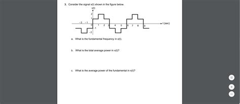 Solved 3 Consider The Signal X T Shown In The Figure Chegg Com