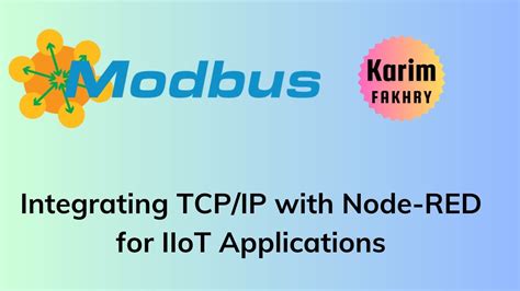 Integrating Modbus Tcp Ip With Node Red For Iiot Applications Youtube