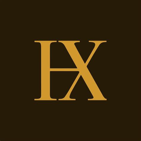 Premium Vector Hx Monogram Logo Vector
