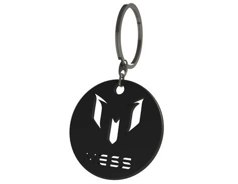 Archivo Stl Gratis Lionel Messi Logo Key Ring Llavero Con El Logo De Lionel Messi・diseño Por
