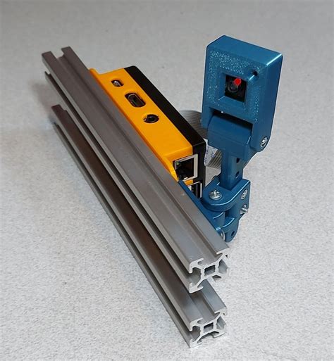 Picam Case With Joint To Rotate Mounting On Aluminum Profile By 3d Muc Download Free Stl