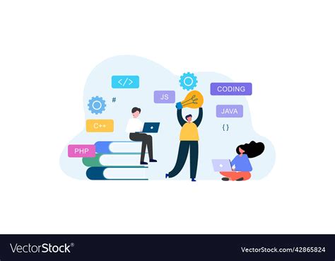 Programming And Coding Technologies Royalty Free Vector