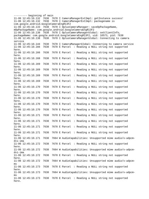 Log Cat 1699245909947 Pdf Java Programming Language Computer