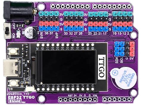 Mycest Esp32 Ttgo Shield R20