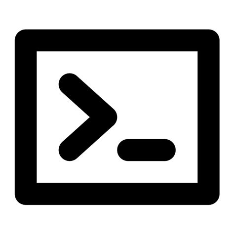 Terminal Vector Svg Icon Svg Repo