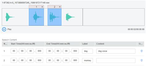 speech paragraph labeling — modelarts user guide