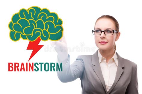 Brainstorming Concept As A Way Of Finding Solutions Stock Image Image Of Business