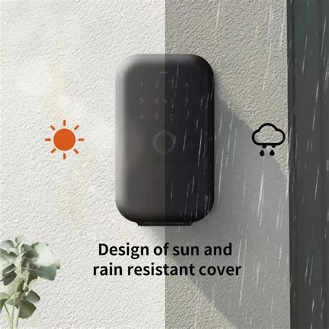 Smart Key Lock Box Eletronica Waterproof Fingerprint Door Security Locker Case And Keybox With