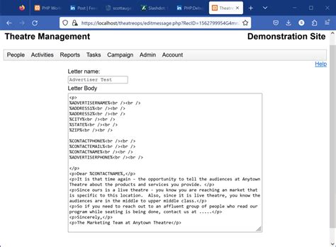 Place Holders And Php