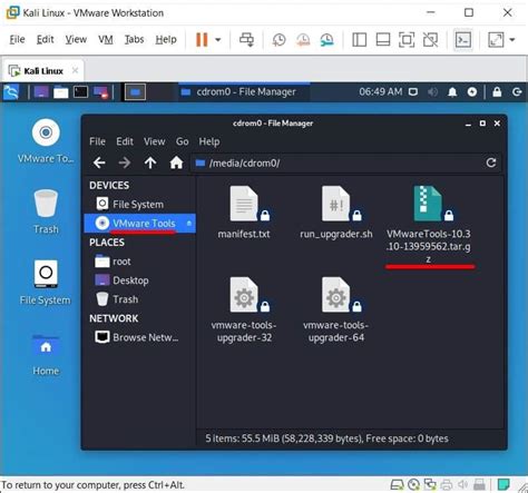 How To Install Vmware Tools On Kali Linux Geekrar