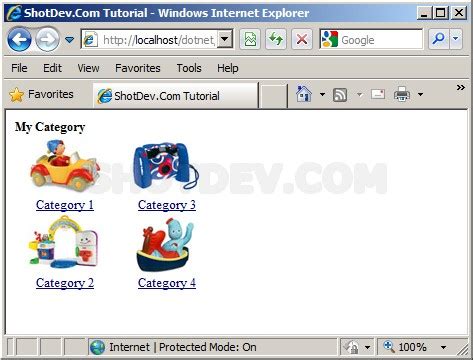 ASP NET Vb Net DataList Visual Studio NET 2003 Fx 1 1 ShotDev