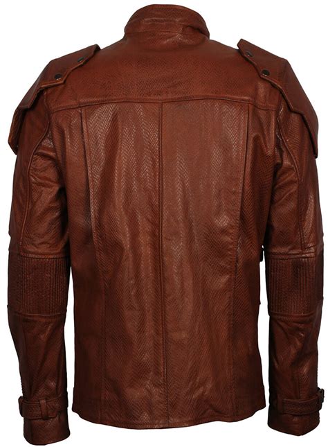 Star Lord Guardians Of The Galaxy Vol 2 Brown Leather Jacket