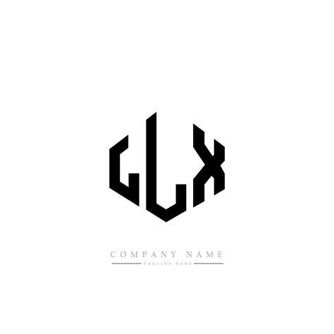 Diseño De Logotipo De Letra Llx Con Forma De Polígono Diseño De Logotipo En Forma De Cubo Y