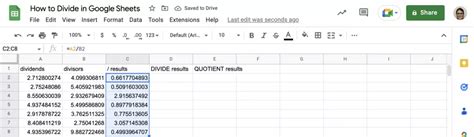 How To Divide In Google Sheets Easy Guide Layer Blog