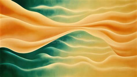 Abstract Waves In Soft Colors Create A Serene And Fluid Visual Experience Stock Illustration