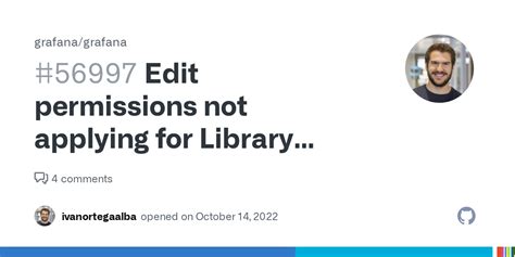 Edit Permissions Not Applying For Library Panels Folderid Not Sent In The Api Request · Issue