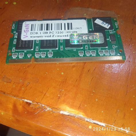 Jual Sodimm Ddr1 V Gen 1gb Pc3200 Ram Buat Laptop Atau Netbookgaransi Lifetime Nuker Sendiri Di