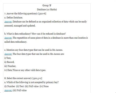 See Computer Science Exam Papers 20782079 With Answersheet