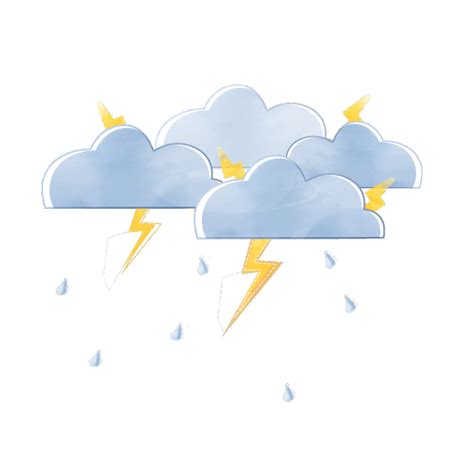 可爱乌云爆炸云闪电清新卡通动态元素 花瓣网