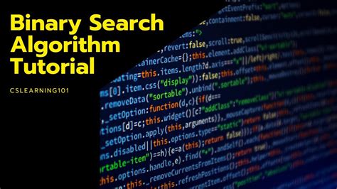 Binary Search Algorithm Tutorial Youtube