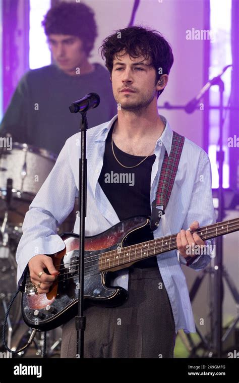 Ny 24th May 2024 Dylan Minnette Wallows On Stage For Nbc Today Show Concert Series With