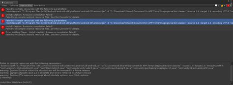 Why Create A Error When I Built In Unity Runity3d