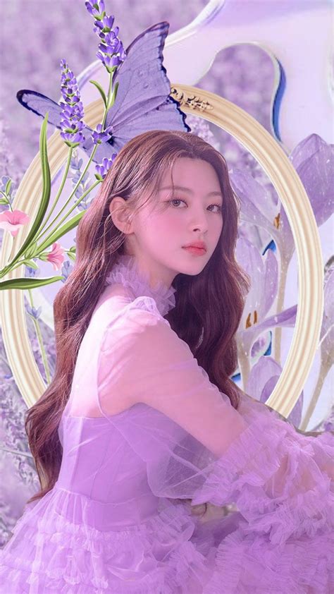 Seeun Stayc Kpop Aesthetic Purple Flowers Purple Outfits