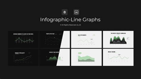 Download Infographic Line Graphs Ae Videohive