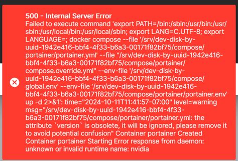 Docker And Portainer Issue Docker Openmediavault