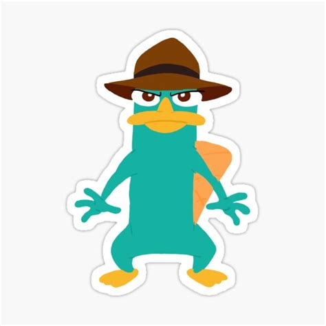 Agent P Sticker For Sale By Vpittore Redbubble