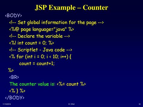 Introduction To Java Server Pages Ppt Download
