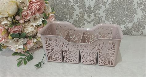 Органайзер Корзинка Уника Пласт 4 секции купить на Ozon по низкой цене 861035413