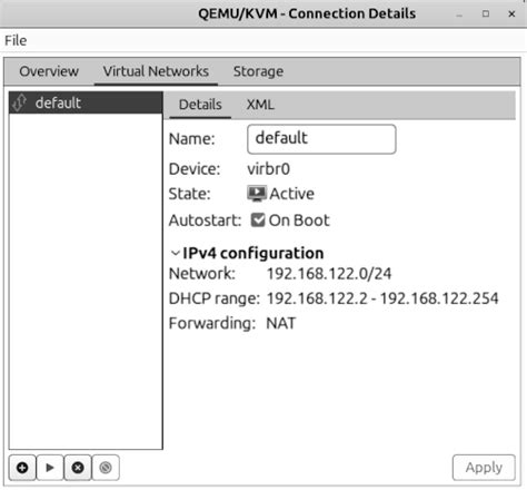 Libvirt Virtual Networking