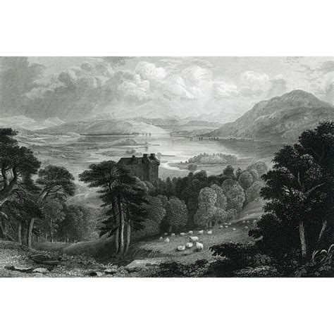 Loch Ken And Kenmure Castle Kirkudbrightshire Britton Images