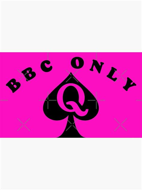 Bbc Only Queen Of Spades Sissy Faggot Symbol Poster For Sale By