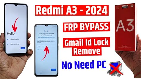 Xiaomi Redmi A Frp Bypass Android Redmi A Bypass Google Account
