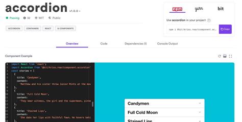 Build A Reusable Accordion Component With React And Bit Reactjs