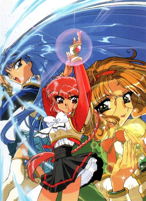 Shidou Hikaru Ryuuzaki Umi And Hououji Fuu Magic Knight Rayearth Drawn By Ishidaatsuko